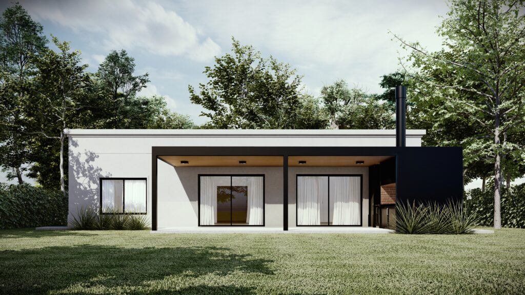 Casa NE: un diseño contemporáneo que dialoga con el entorno ...